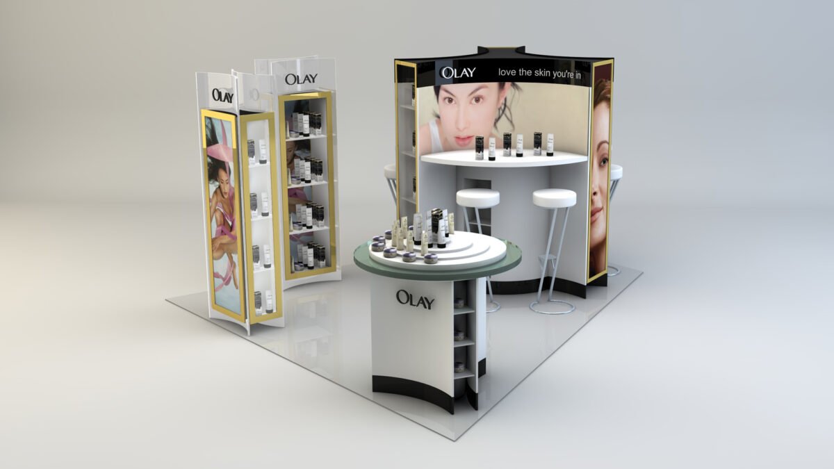 OLAY - event - Point of sale - DESIGN and VISUALIZATION - RUNFRAME ...